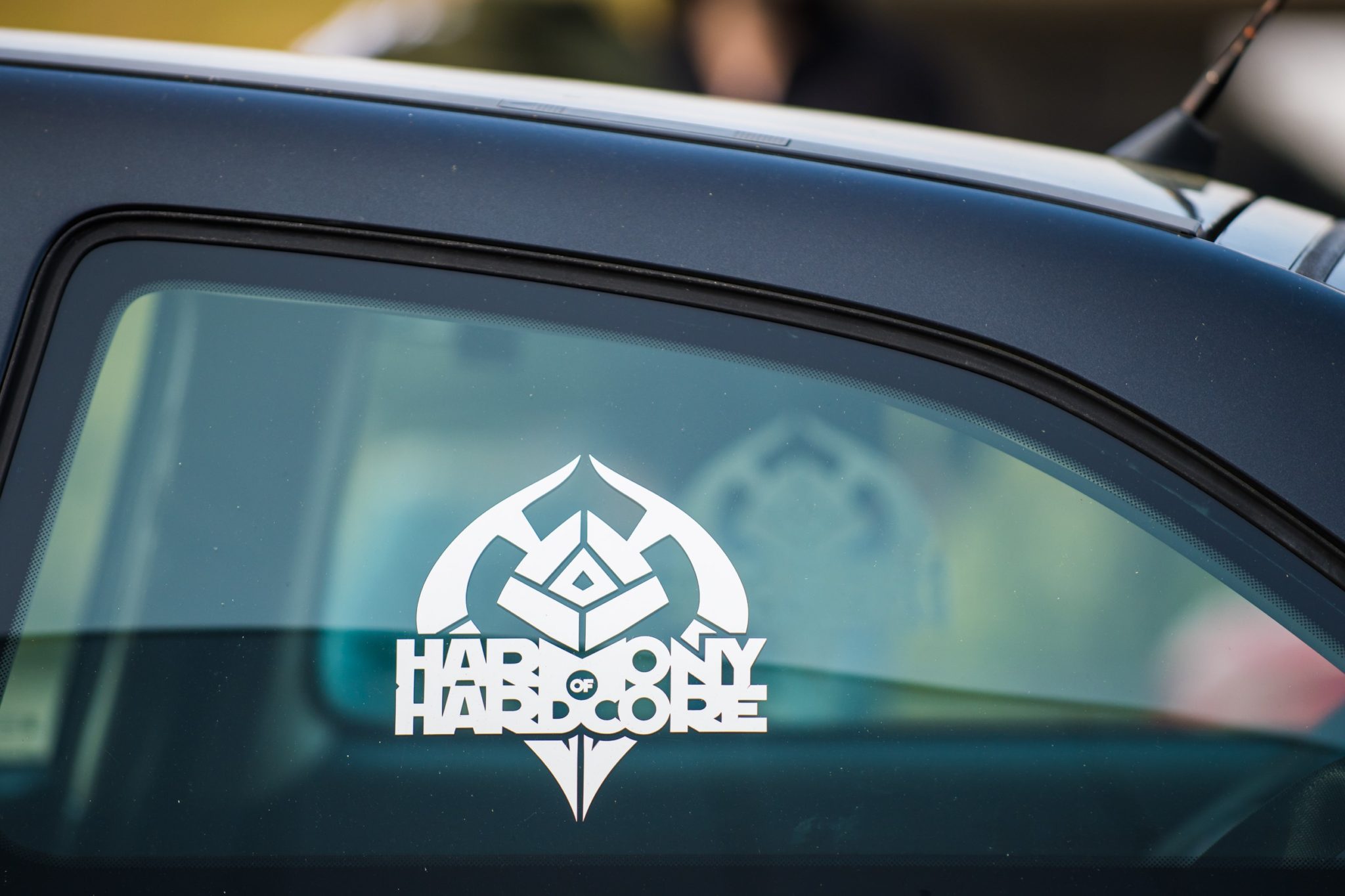 CAR STICKER HOH LOGO & TEXT - Harmony of Hardcore
